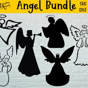 Angel SVG Bundle Angel Svg Angel Decal Angel Sticker Angel | Etsy