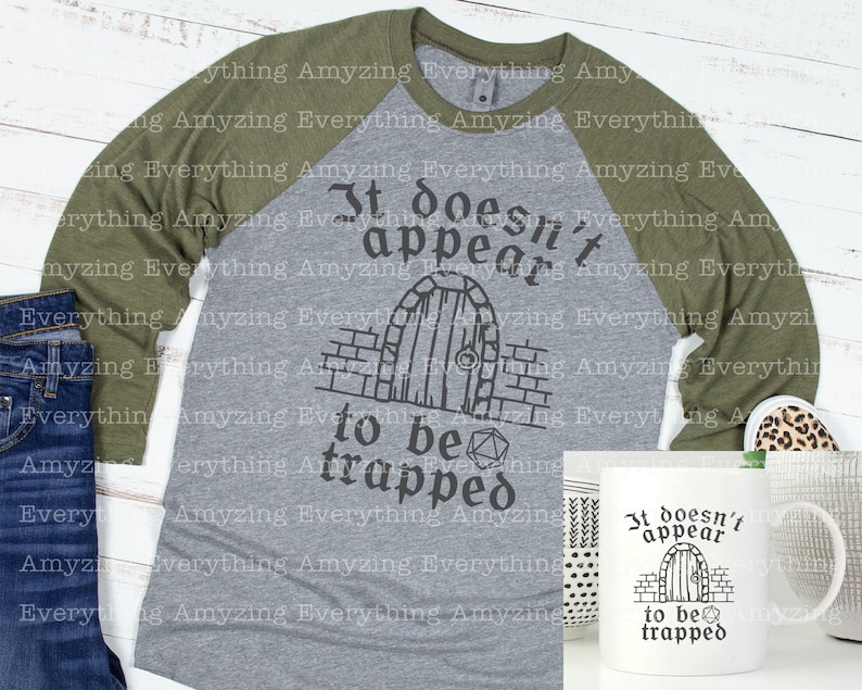 Trapped Svg Dungeons and Dragons Dungeon Master Dice Dnd - Etsy