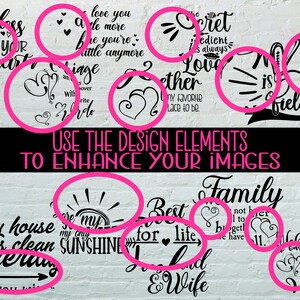Design Elements SVG Bundle Accent Svg Doodle Svg Flourish | Etsy