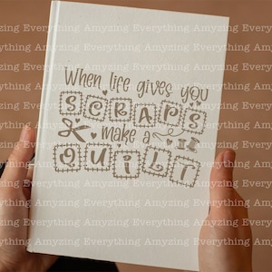 When Life Gives You Scraps Svg, Quilting Svg, Quilter, Sewing Svg ...
