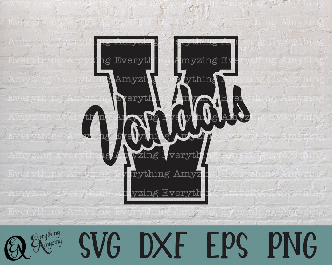 Vandals Svg, Vandals Mascot Svg, Vandals School Spirit Svg, Vandals ...