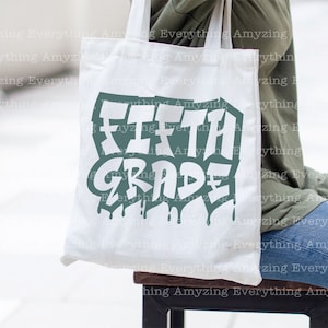 Graffiti Fifth Grade Svg, 5th Grade Teacher, Back to School, Fifth ...