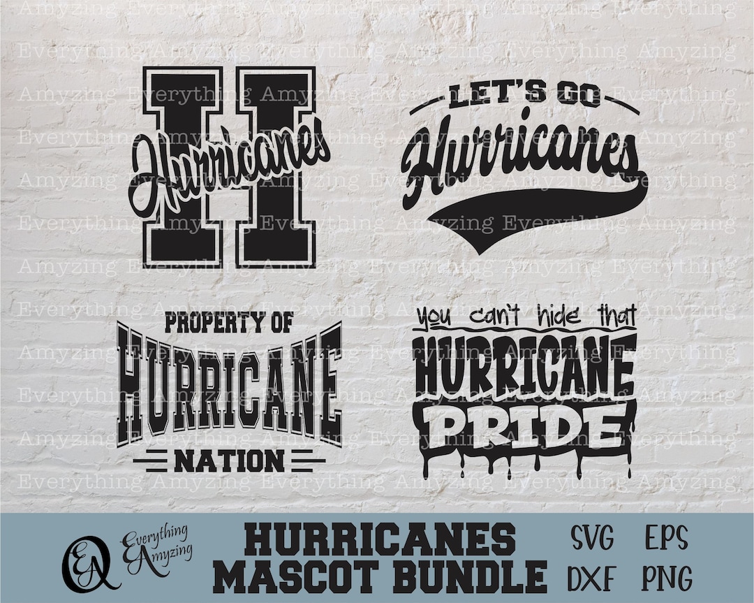 Hurricanes Mascot Bundle Svg, Hurricanes School Spirit Svg, Hurricanes ...