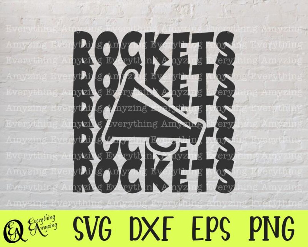 Rockets Cheer Svg, Rockets Mascot Svg, Rockets High School Svg, Rockets ...