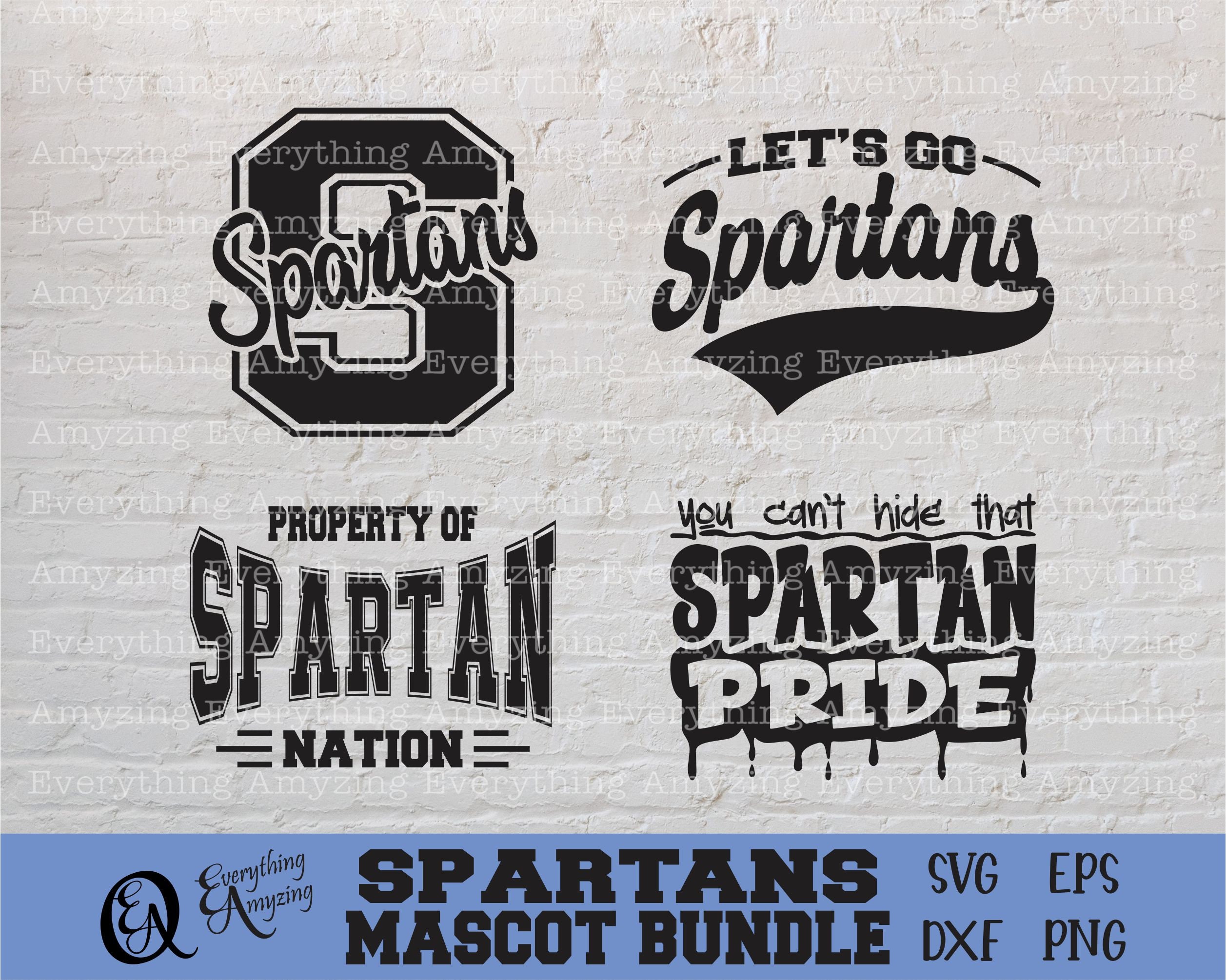 Spartans Mascot Bundle Svg, Spartans School Spirit Svg, Spartans ...