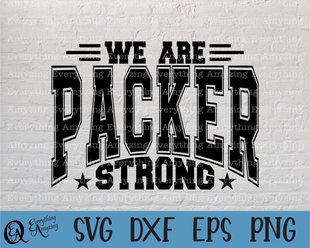 Packer Strong Svg, Packers Mascot Svg, Packers School Spirit Svg ...