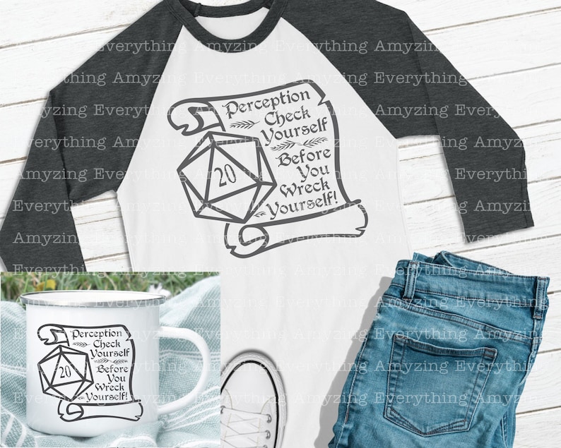 Perception Check Yourself Svg Dnd Svg Dungeons and Dragons - Etsy UK