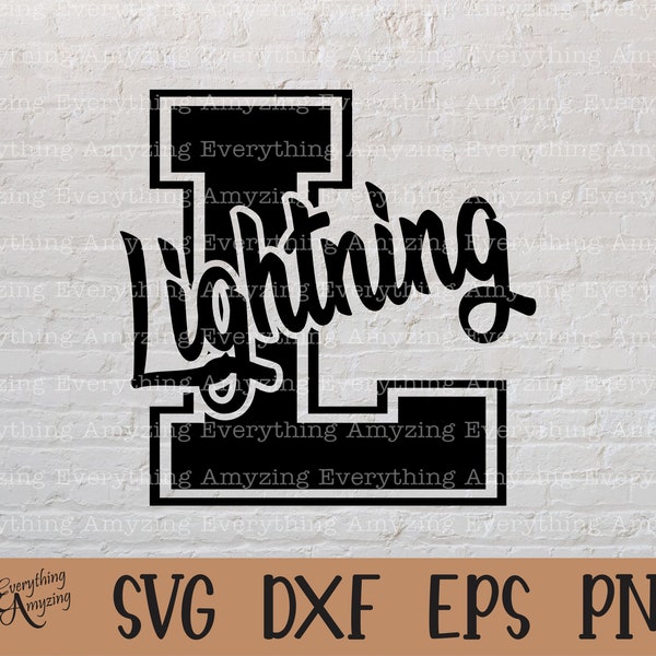 Lightning Svg - Etsy