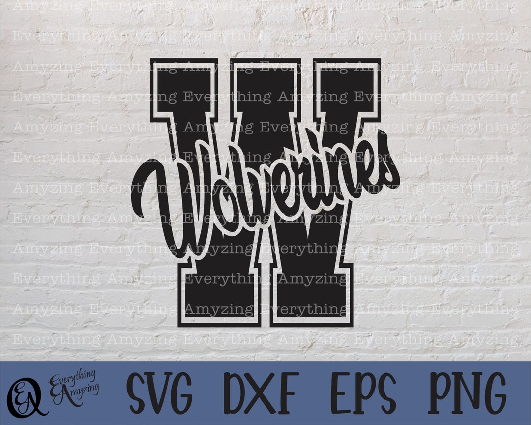 Wolverines Svg, Wolverines Mascot Svg, Wolverines School Spirit Svg ...