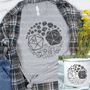 Yin Yang Dice Svg, Dice Dnd, Dungeons and Dragons, Dice D and D, Dice ...