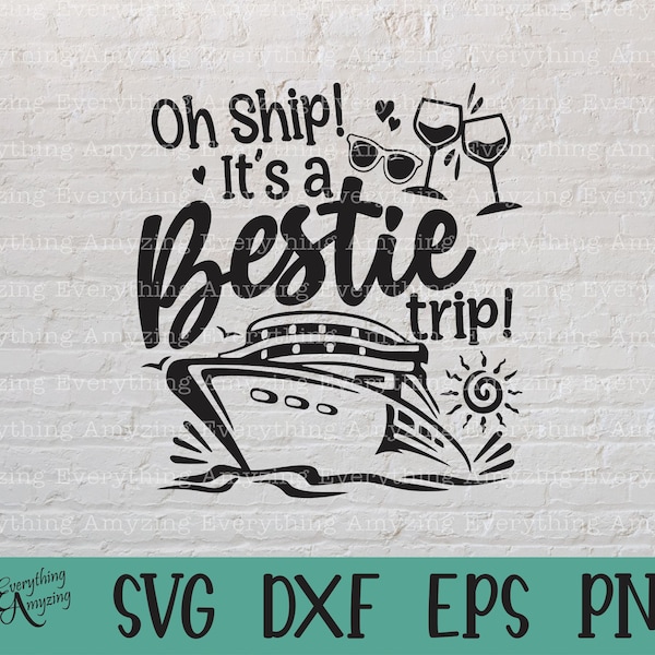 Best Friends Cruise Svg - Etsy UK