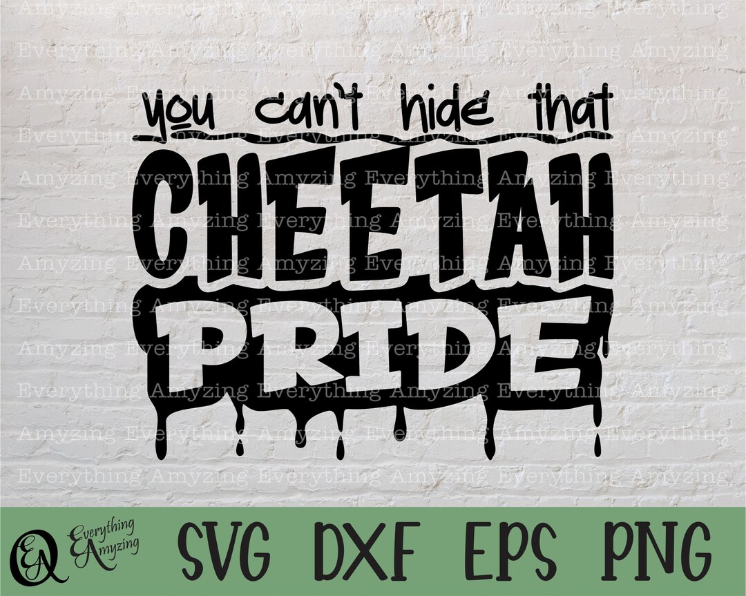 Cheetah Pride Svg, Cheetahs Mascot Svg, Cheetah High School Svg ...