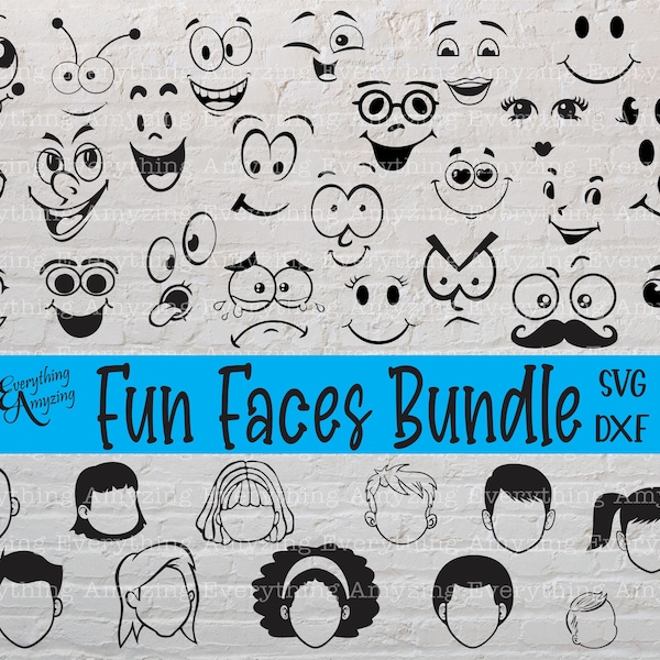 Silly Face Svg - Etsy