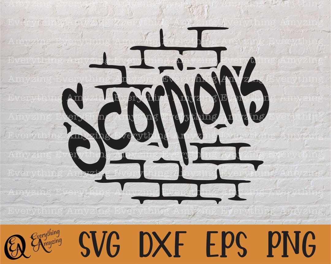 Scorpions Graffiti Svg, Scorpions Mascot Svg, Scorpion School Spirit ...