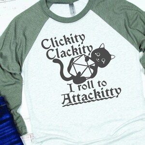 Clickity Clackity I Roll to Attackitty Svg Dungeons and - Etsy