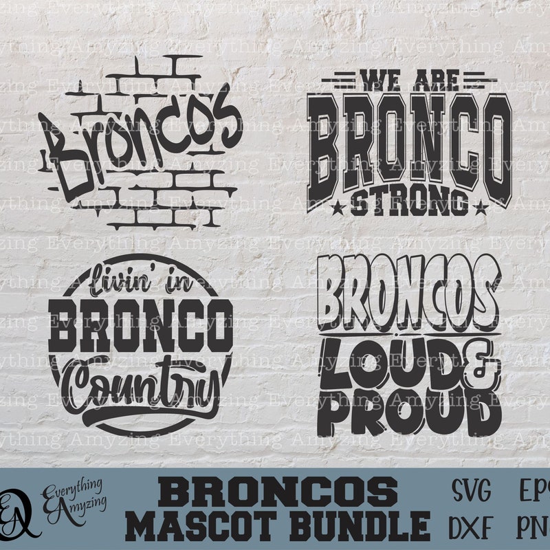 Club Bronco Svg - Etsy