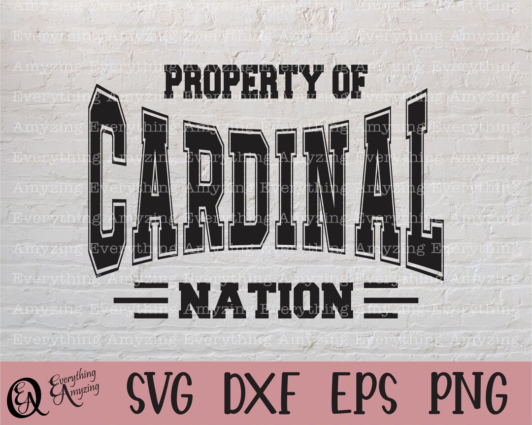 Cardinal Nation Svg, Cardinals School Spirit Svg, Cardinals Mascot Svg ...