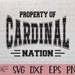 Cardinal Nation Svg, Cardinals School Spirit Svg, Cardinals Mascot Svg ...