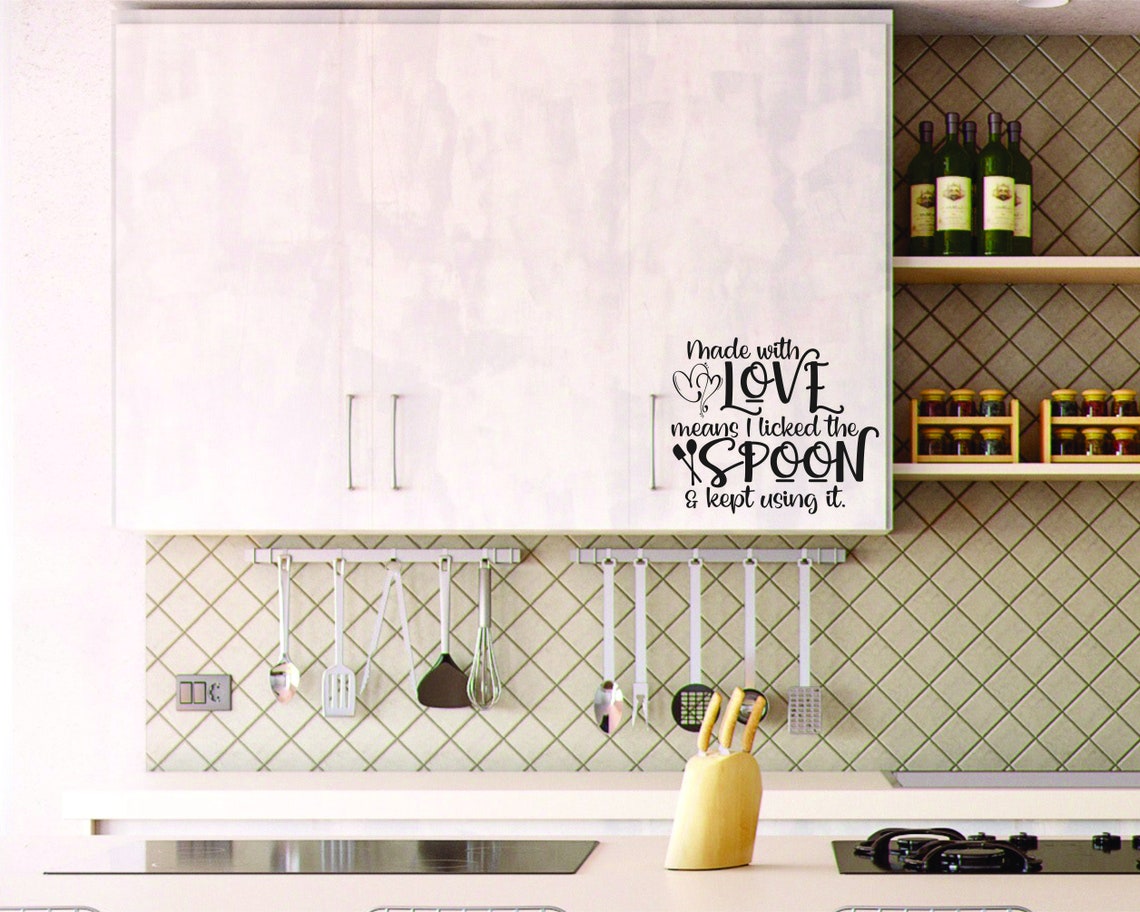 Licked the Spoon Svg Made With Love Svg Baking Svg Cooking - Etsy