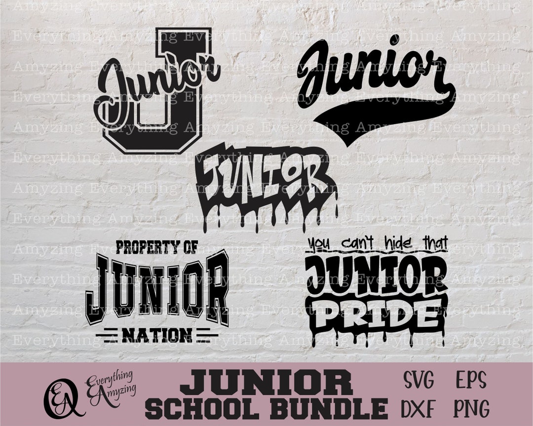 Junior Class Bundle Svg, High School Junior Svg, Back to School Svg ...