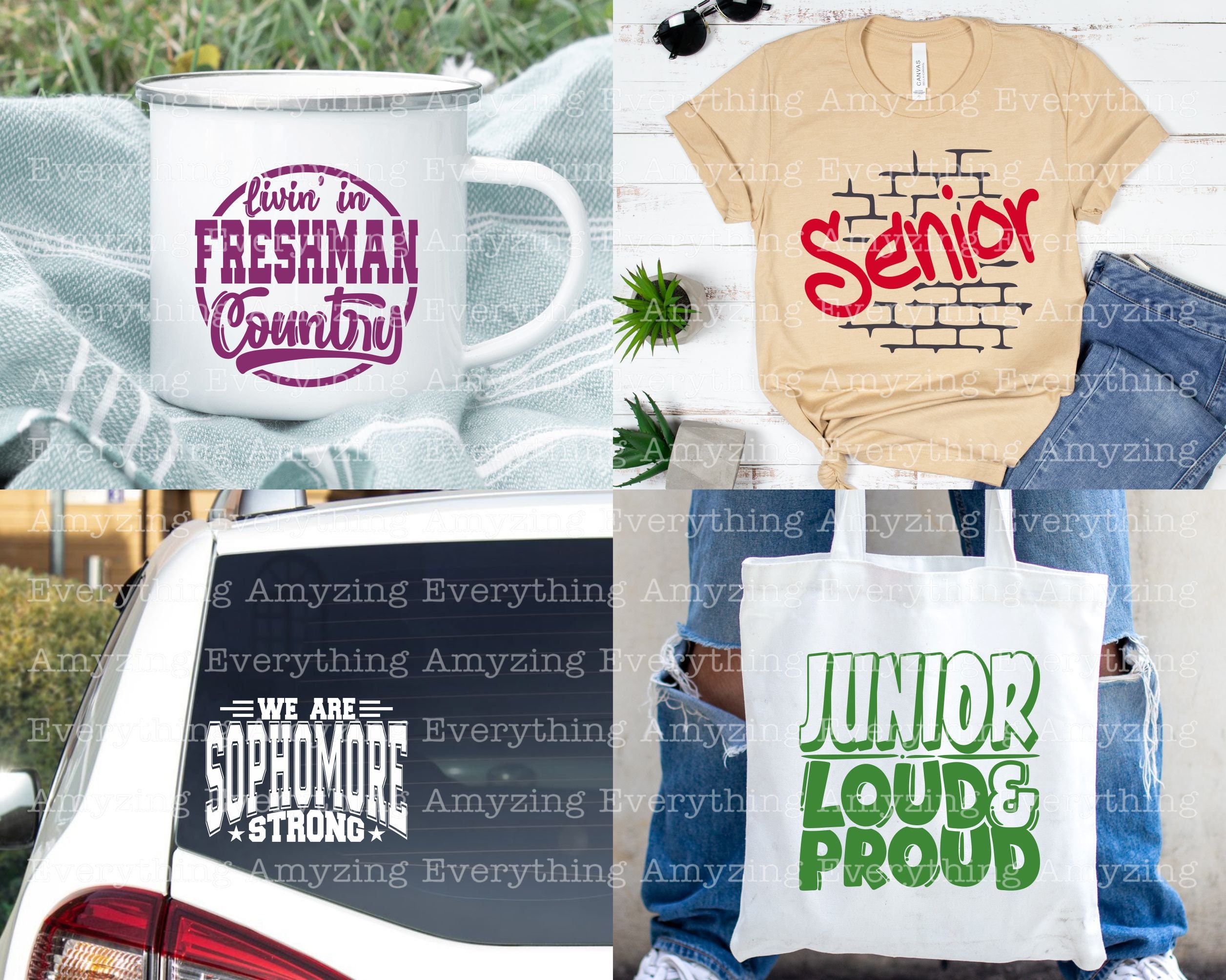 High School Class Bundle Svg, Freshman Svg, Sophomore Svg, Junior Svg ...