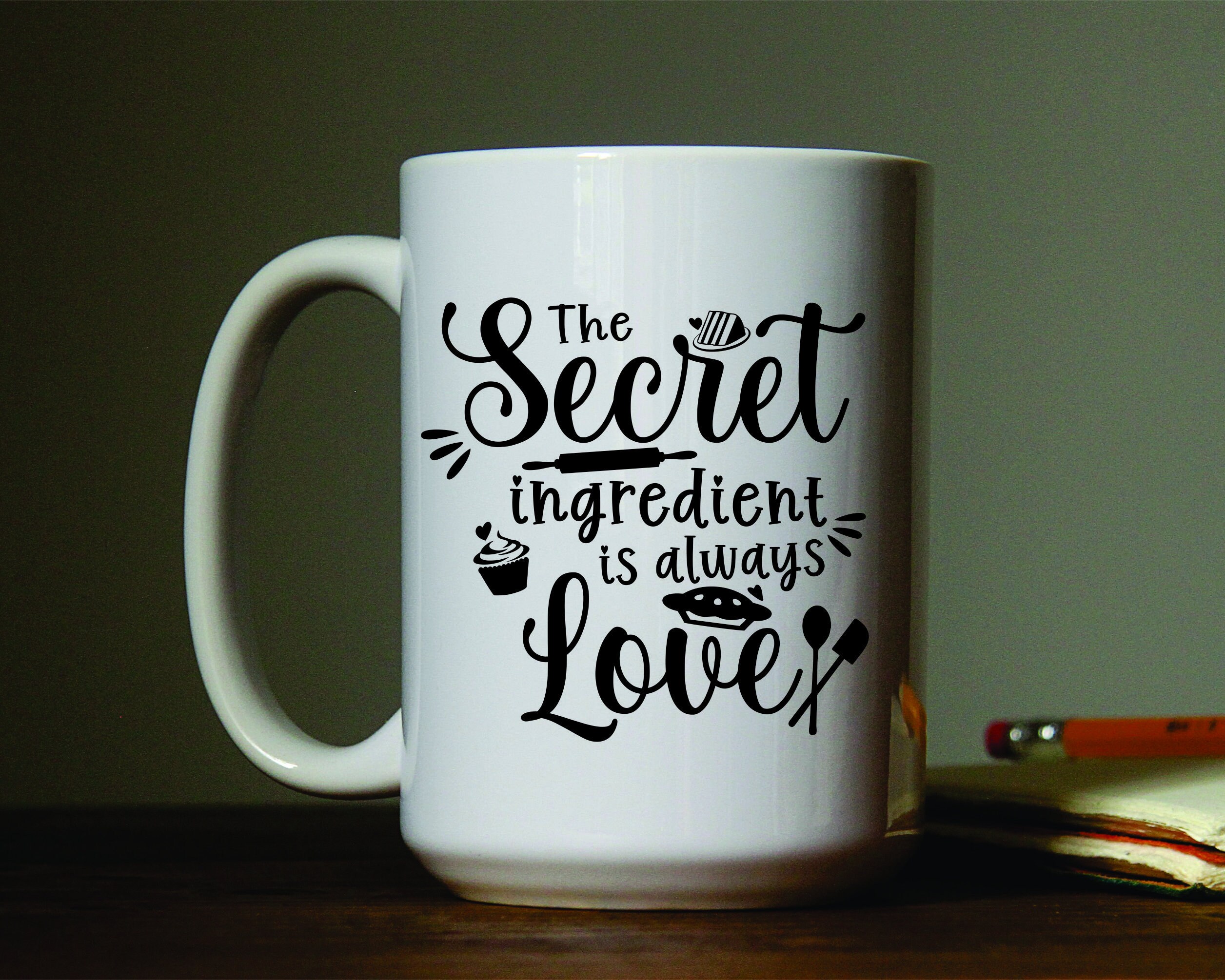 The Secret Ingredient is Always Love Design Svg Cricut Svg | Etsy