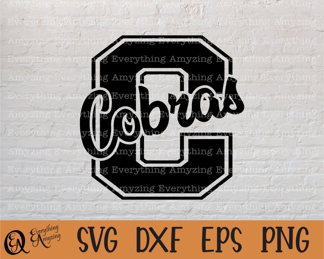 Cobras Svg, Cobras Mascot Svg, Cobras School Spirit Svg, Cobras ...