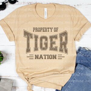 Tiger Nation Svg, Tigers Mascot Svg, Tigers School Spirit Svg, Tigers ...