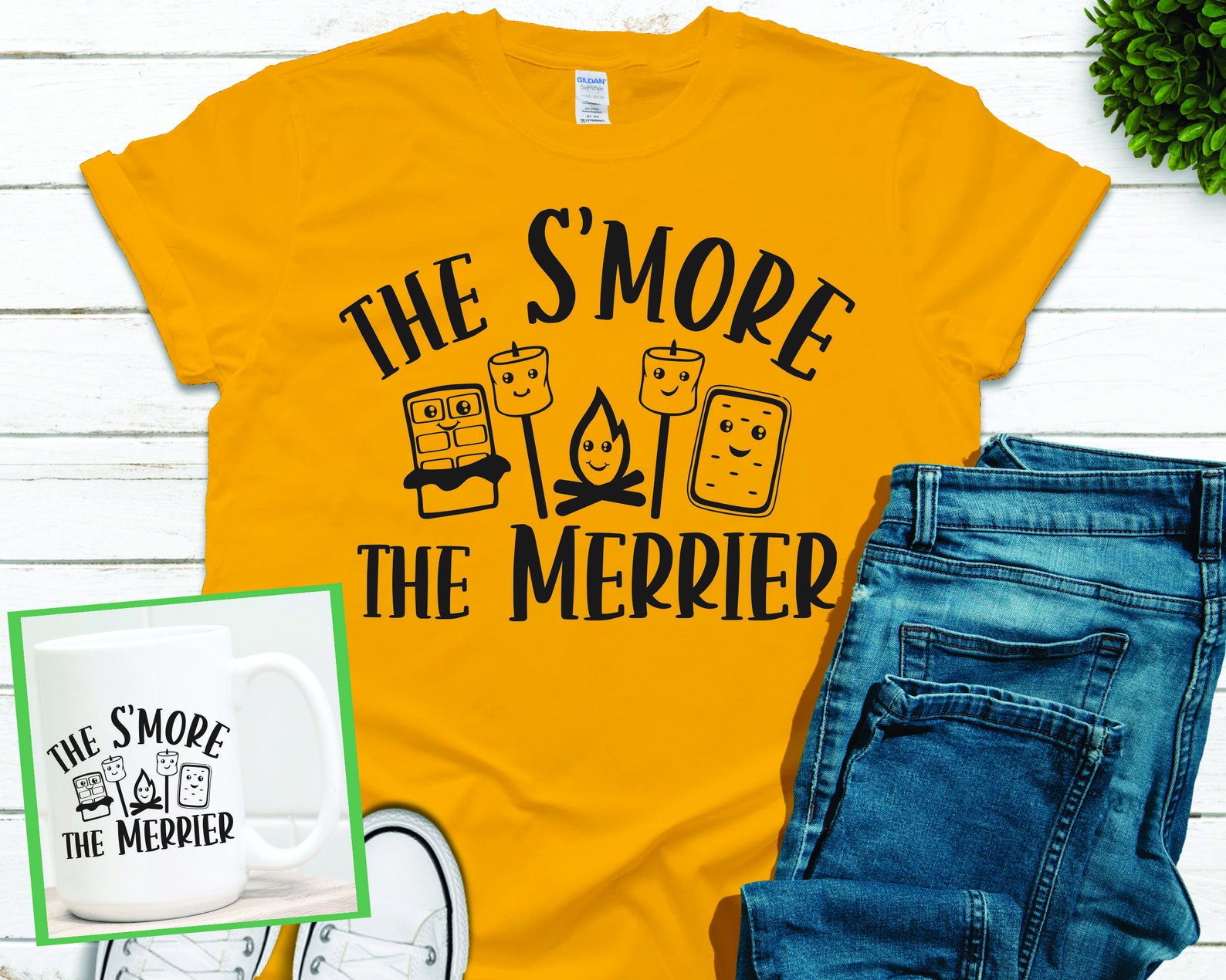 The S'more the Merrier Svg S'more Svg Camping Svg - Etsy