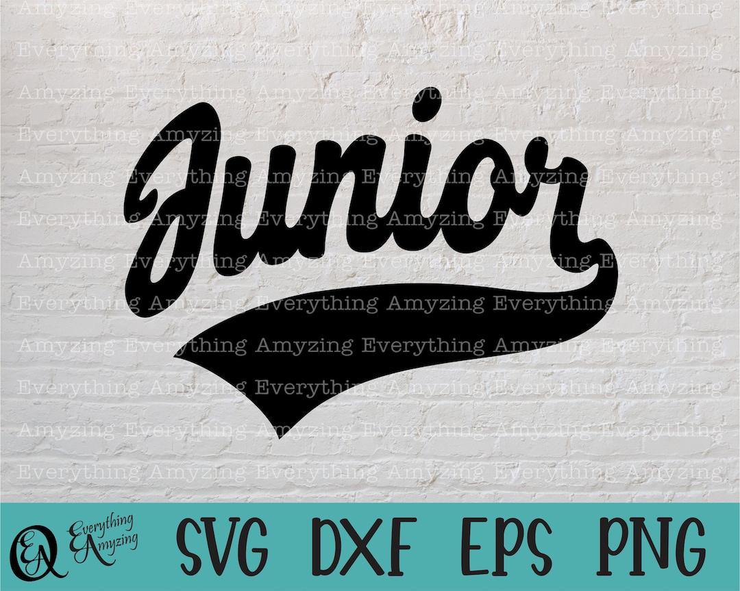 Junior Swoosh Svg, Junior Class Svg, High School Svg, Back to School ...