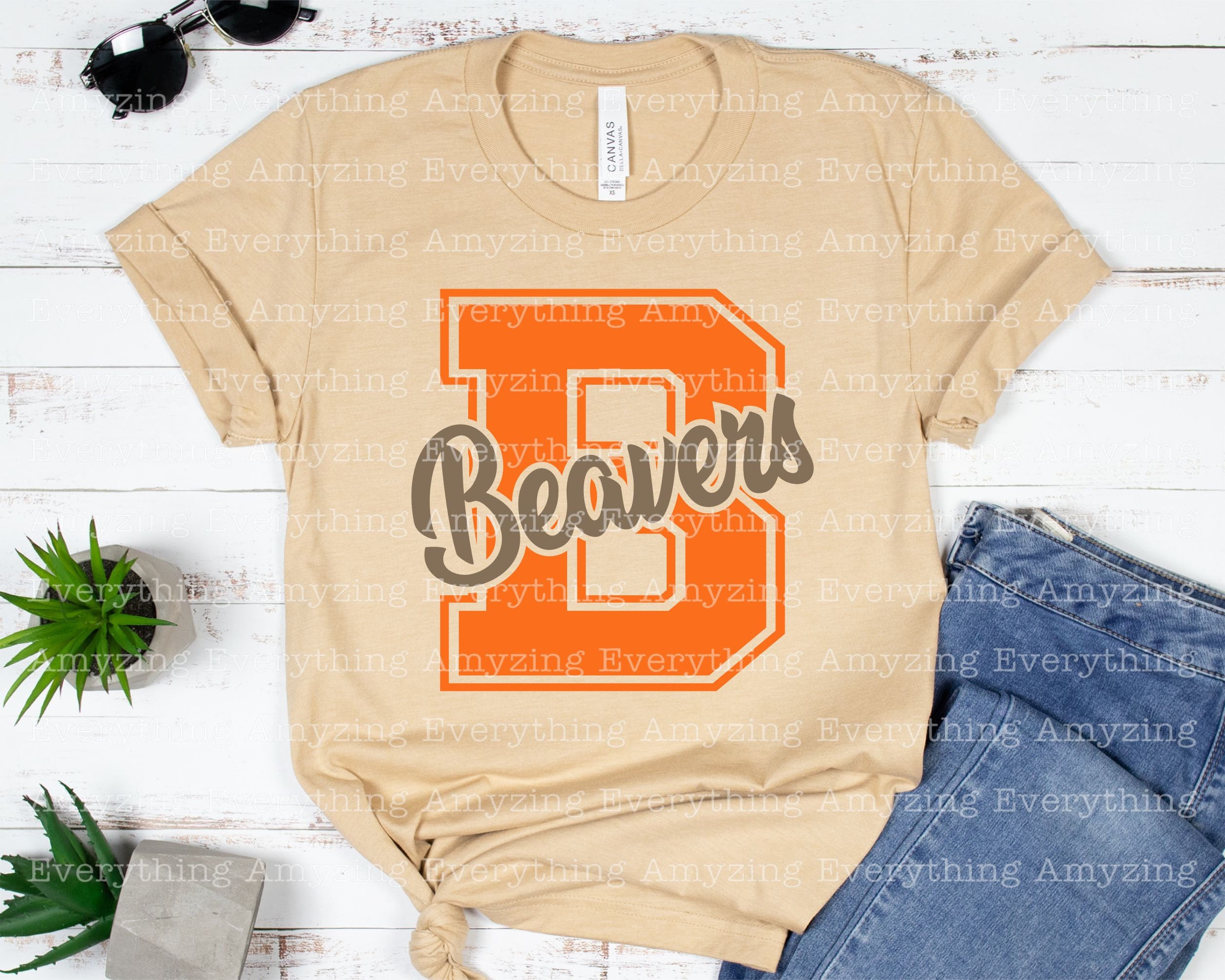 Beavers Mascot Bundle Svg, Beaver School Spirit Svg, Beavers ...