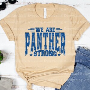 Panther Strong Svg, Panthers Mascot Svg, Panthers School Spirit Svg ...