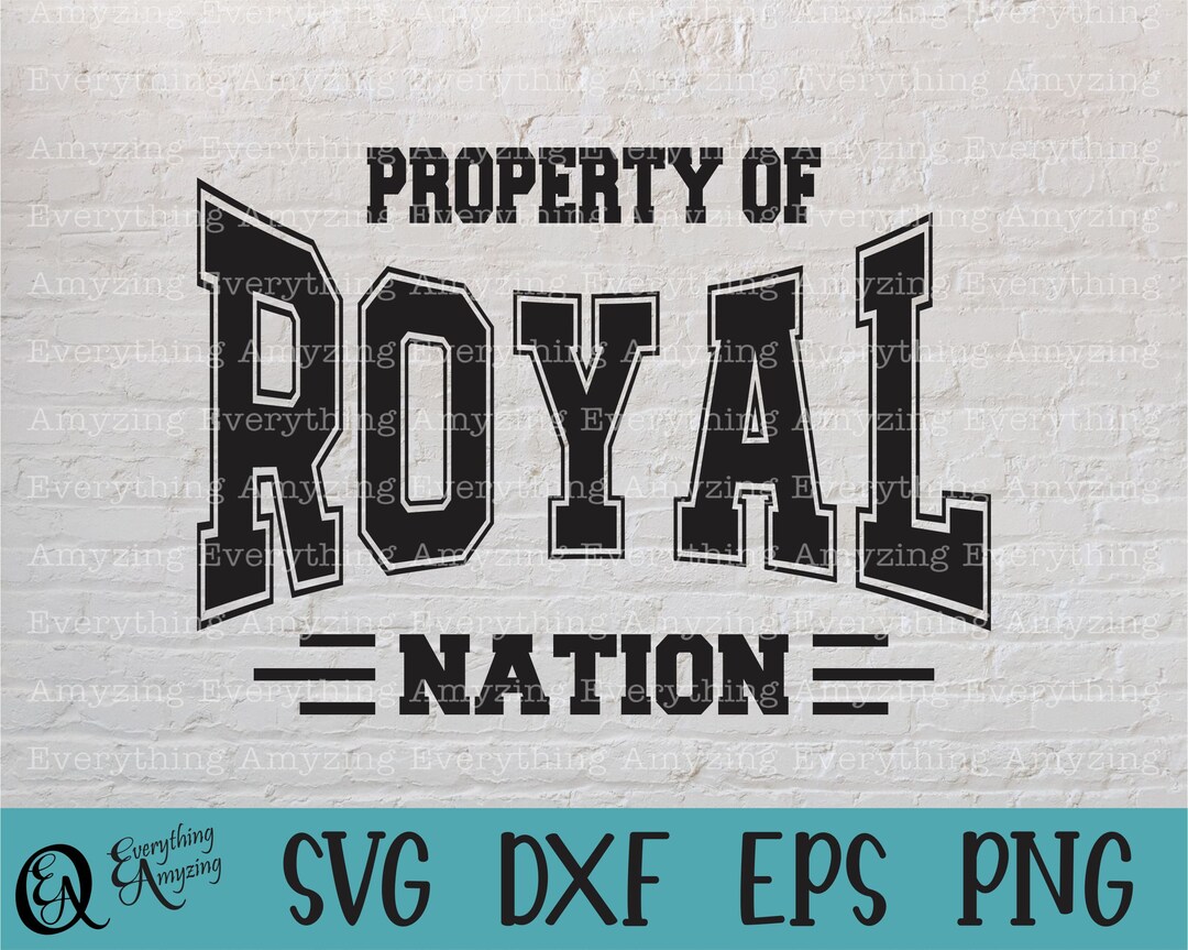 Royal Nation Svg, Royals Mascot Svg, Royals School Spirit Svg, Royals ...