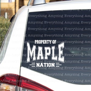 Maple Nation Svg, Maples Mascot Svg, Maples School Spirit Svg, Maples ...
