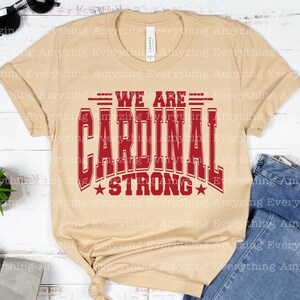 Cardinal Strong Svg, Cardinals Mascot Svg, Cardinals School Spirit Svg ...