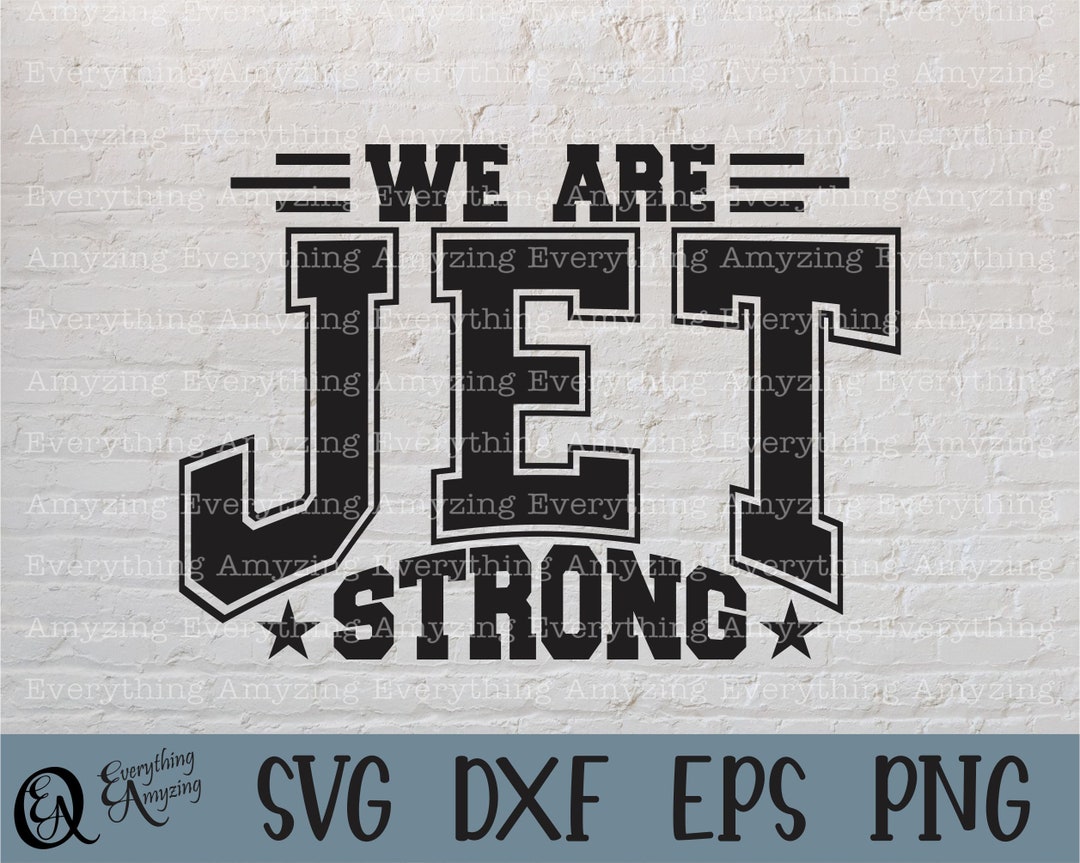 Jet Strong Svg, Jets Mascot Svg, Jets School Spirit Svg, Jets ...