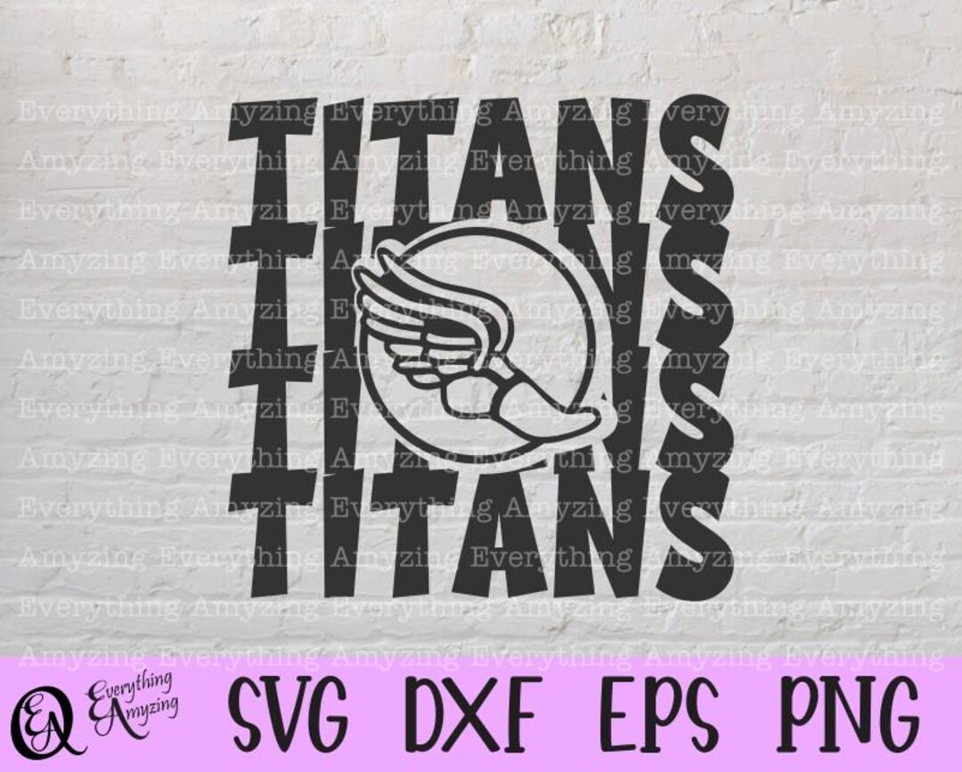 Titans Track Svg, Titans Mascot Svg, Titans Cross Country Svg, Titans ...