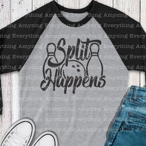 Split Happens Bowling Svg, Bowling Svg, Bowling Ball Svg, Bowling Team ...