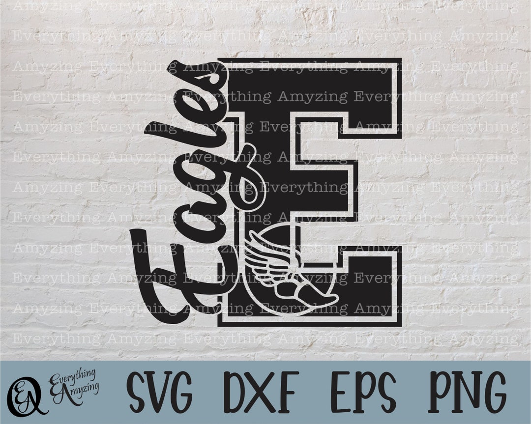 Eagles Track Svg, Eagles Mascot Svg, Eagles School Track Svg, Eagles ...