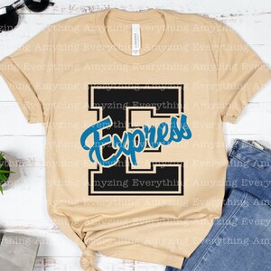 Express Svg, Express Mascot Svg, Express School Spirit Svg, Express ...