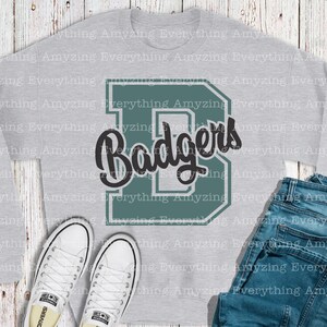 Badgers Svg, Badgers Mascot Svg, Badgers School Spirit Svg, Badgers ...