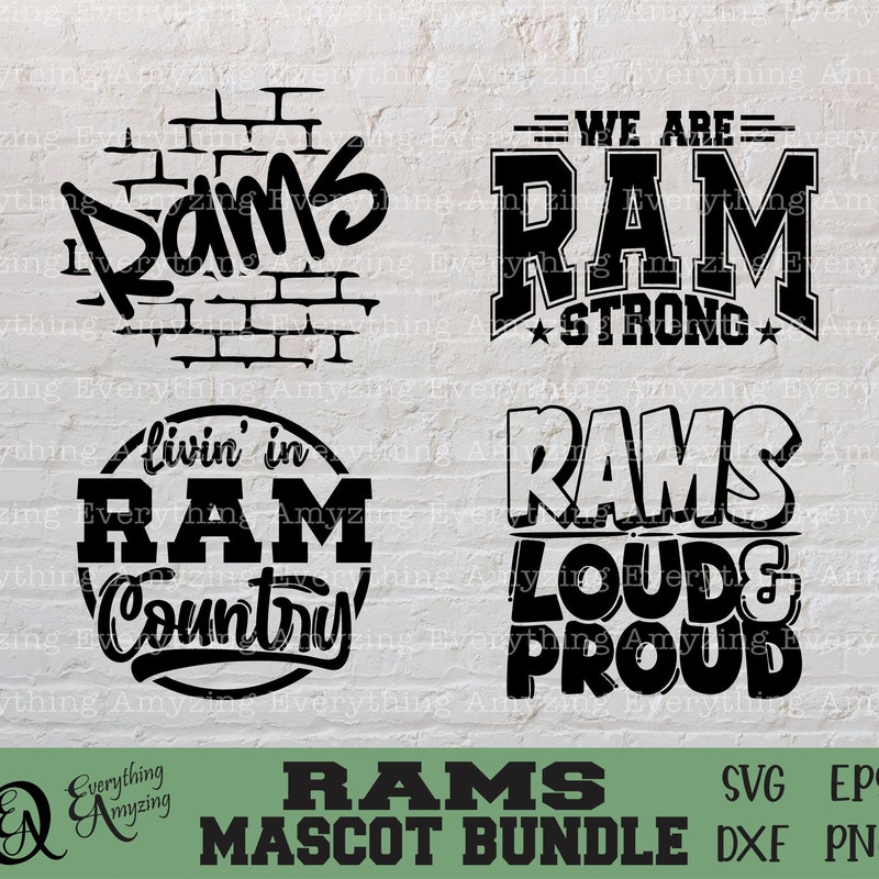 Rams Svg - Etsy