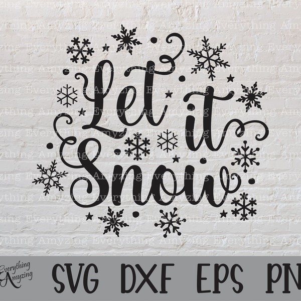 Snow Svg - Etsy