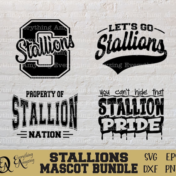 Stallion Svg - Etsy