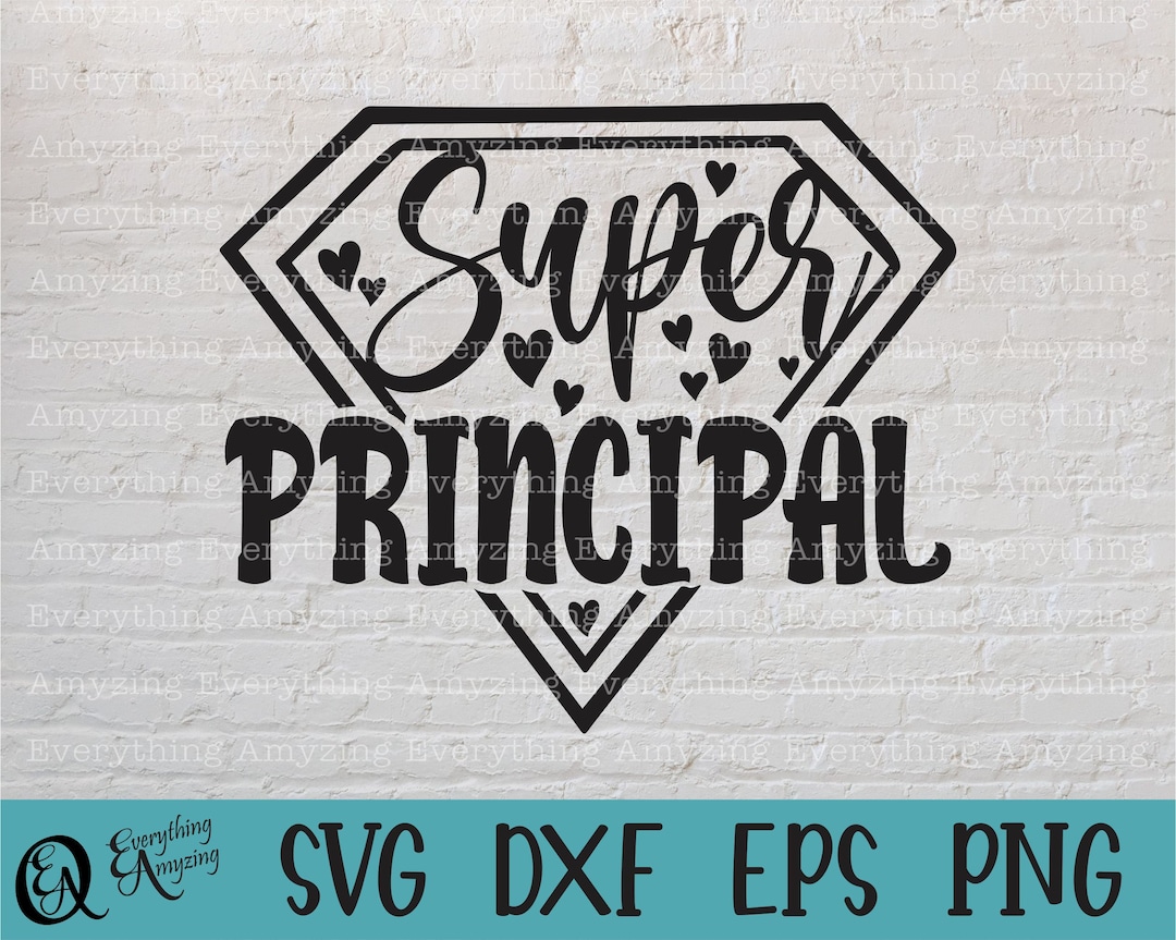 Super Principal Svg, School Svg, Teacher Svg, School Principal Svg ...