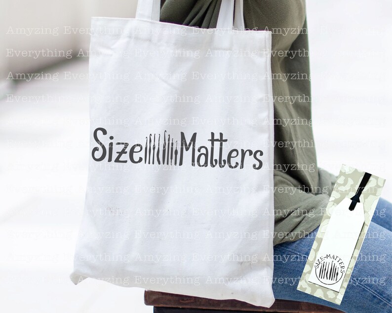 Size Matters Design Bundle Svg, Crochet SVG, Cricut Svg, Silhouette Svg ...