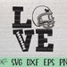 Football Love Svg, Football Mom Svg, Football Season, Coach, Football ...