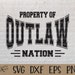 Outlaw Nation Svg, Outlaws Mascot Svg, Outlaws School Spirit Svg ...