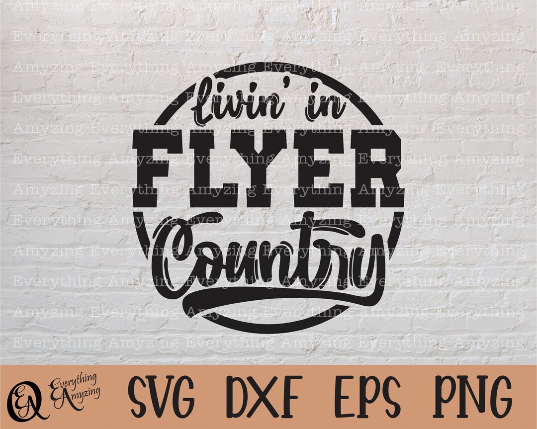 Flyer Country Svg, Flyers Mascot Svg, Flyer School Spirit Svg, Flyers ...