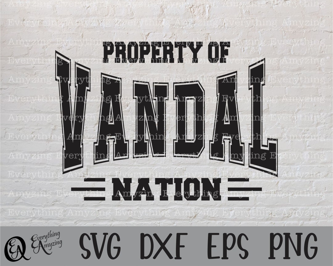 Vandal Nation Svg, Vandals Mascot Svg, Vandals School Spirit Svg ...